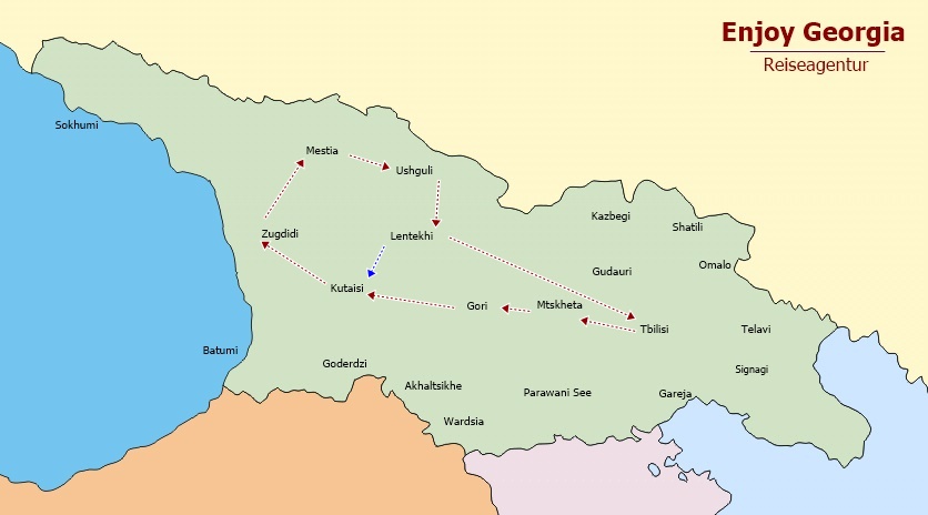 Self-Guiding/Hiking Tour in Georgia - 7 Days